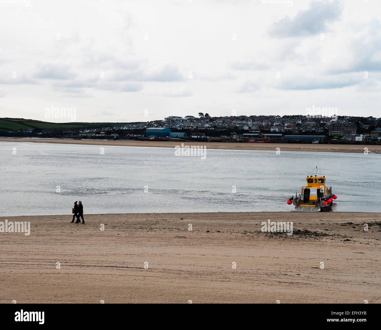 Exclusive village of Rock North Cornwall Stock Photo - Alamy