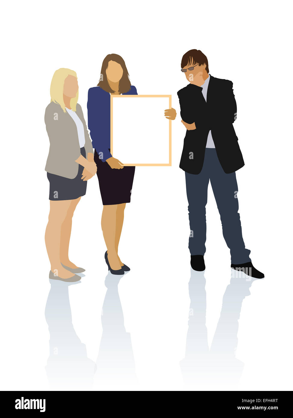 Group of people in the typical business situation Stock Photo - Alamy