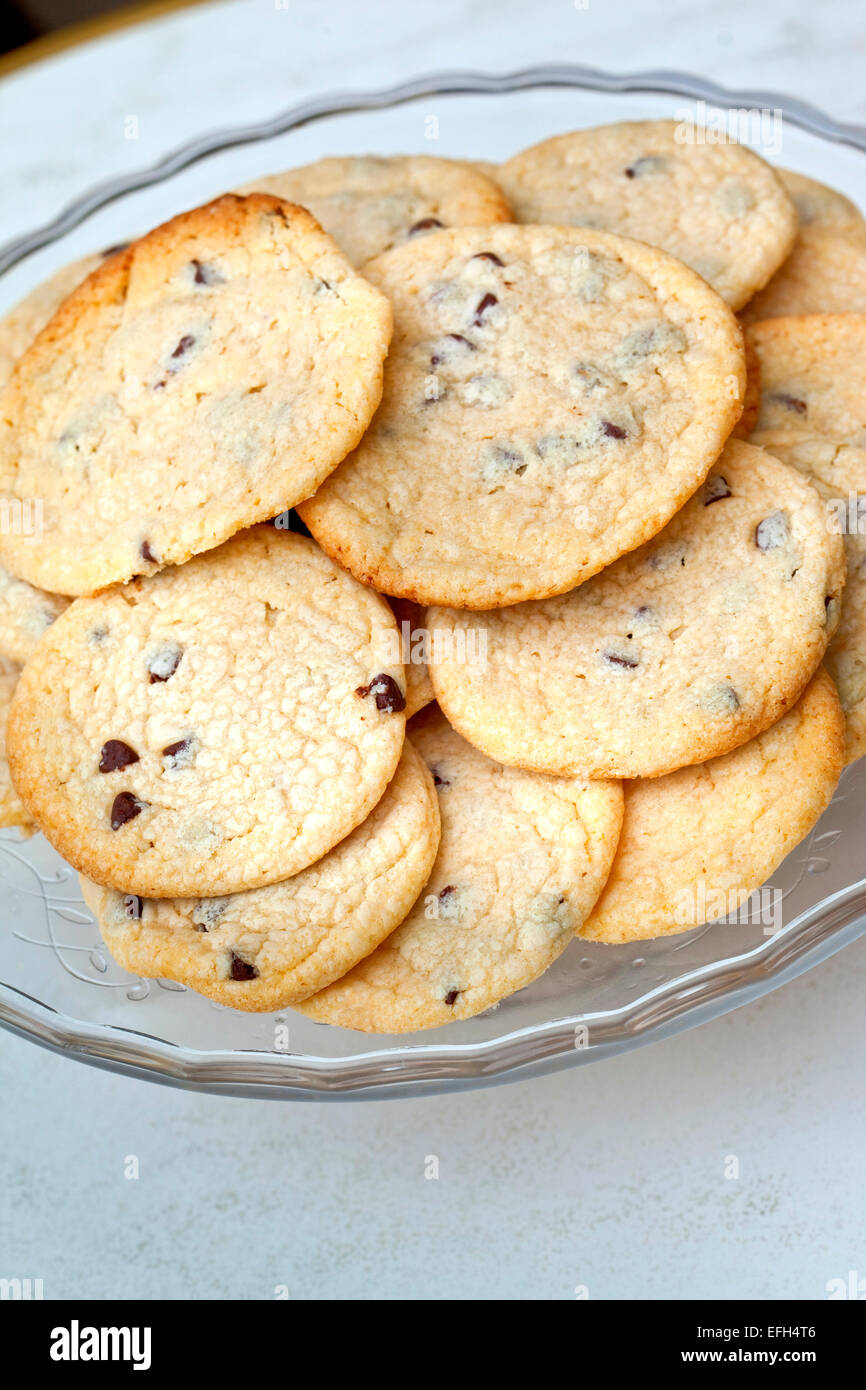 Crusty biscuits and chocolate Stock Photo - Alamy