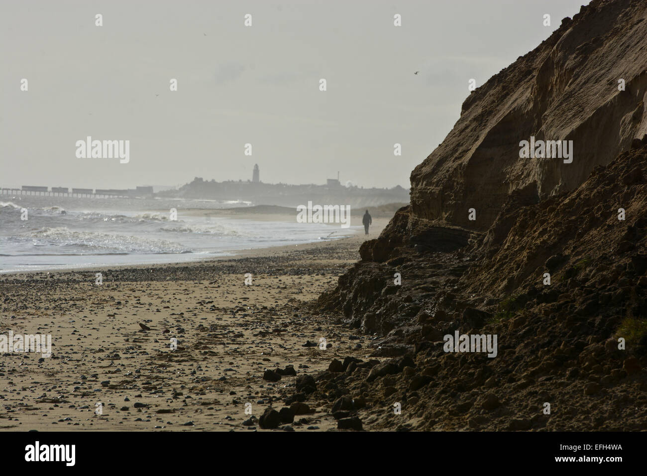 Coastal erosion collapsed sand cliffs Stock Photo - Alamy