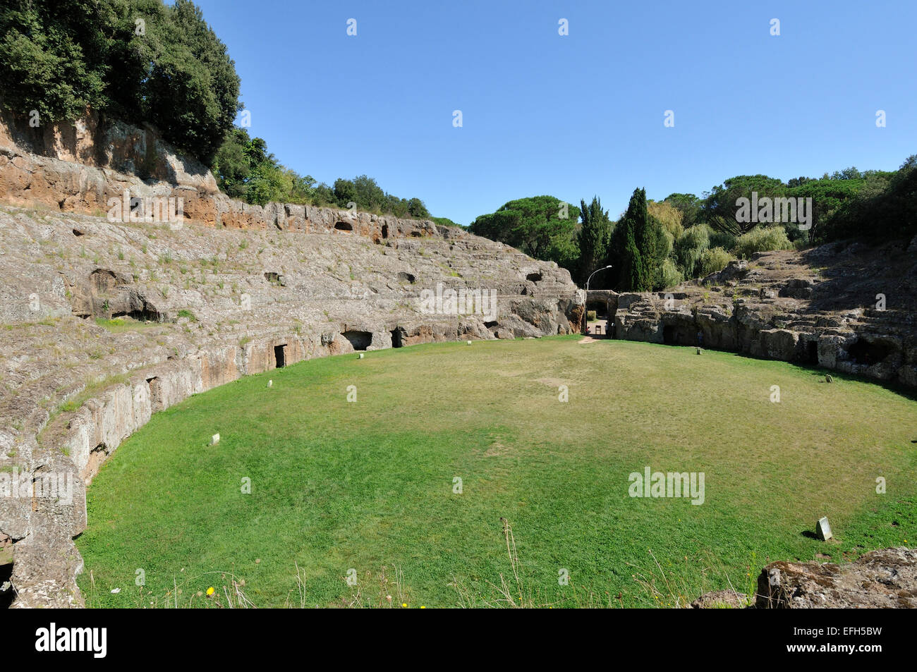 Roman amphitheatre of Sutri Lazio Italy Stock Photo - Alamy