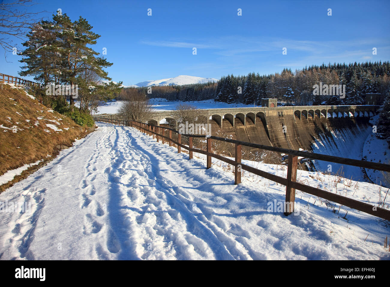 Laggan Dam in Glen Spean, Highlands Stock Photo - Alamy