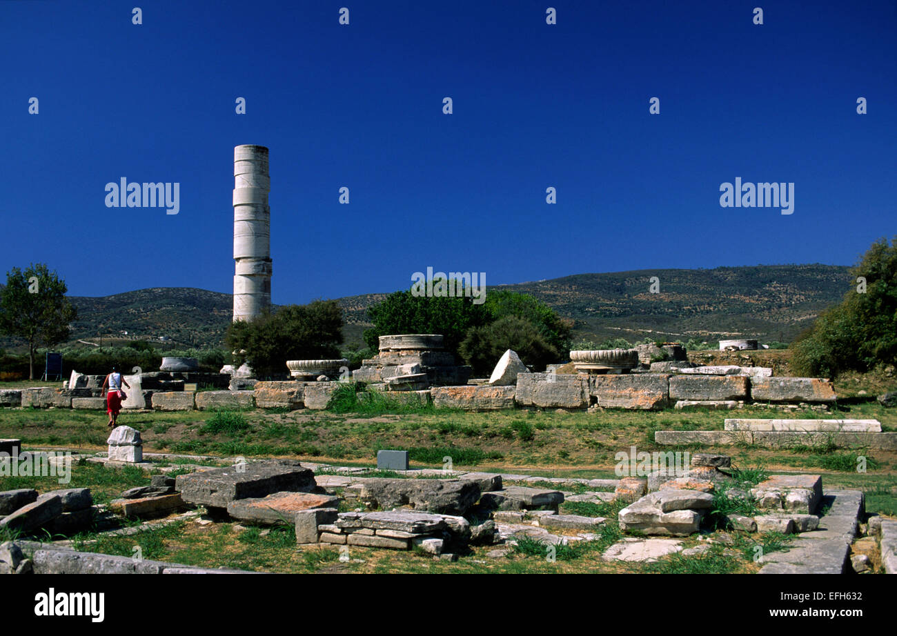 Greece northeastern islands samos heraion hi-res stock photography and ...
