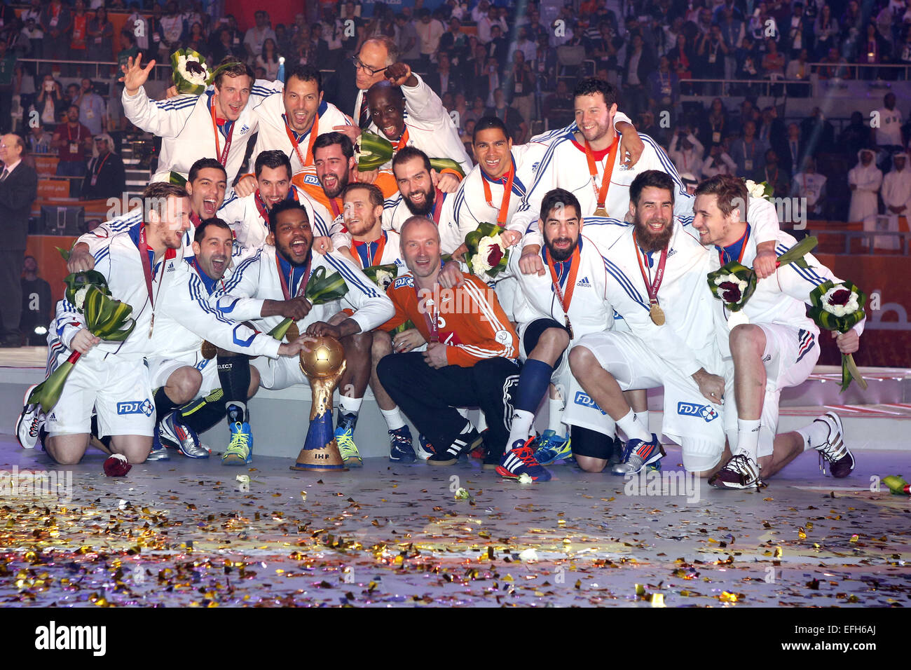 Mens world championship handball winners hi-res stock photography and ...