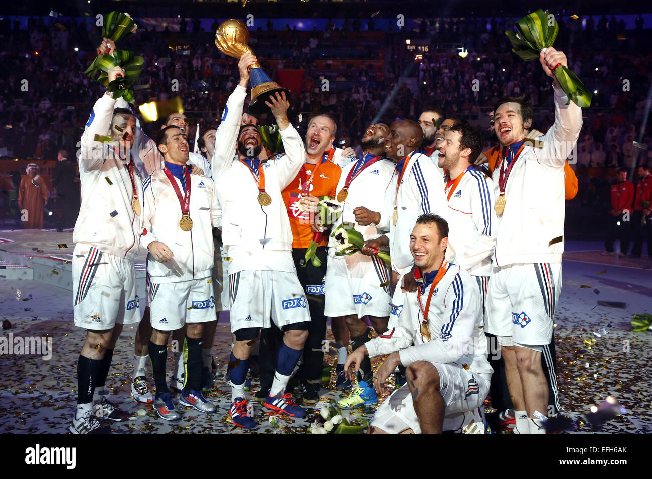 Mens world championship handball winners hi-res stock photography and ...