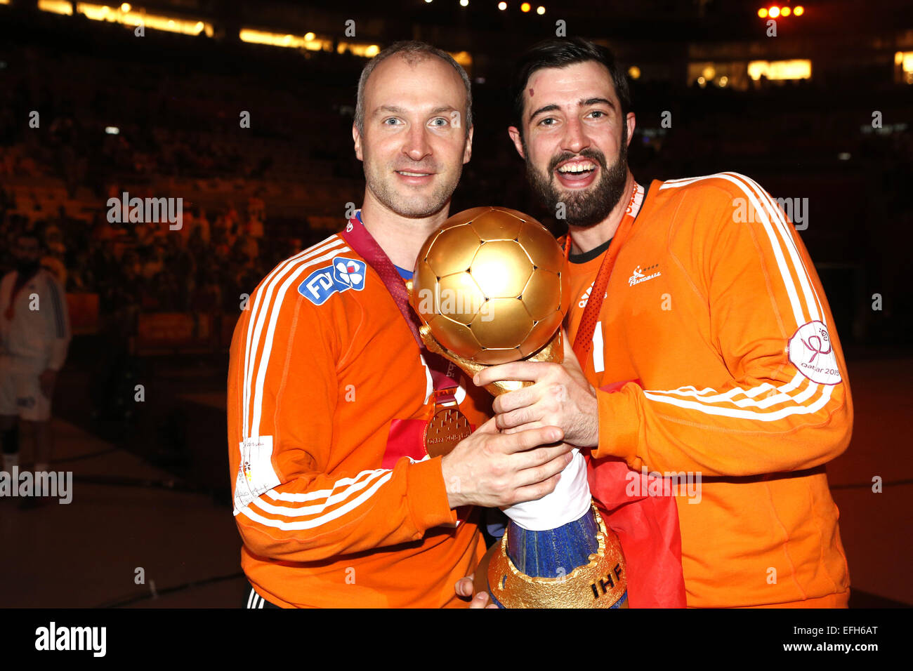 Mens world championship handball winners hi-res stock photography and ...