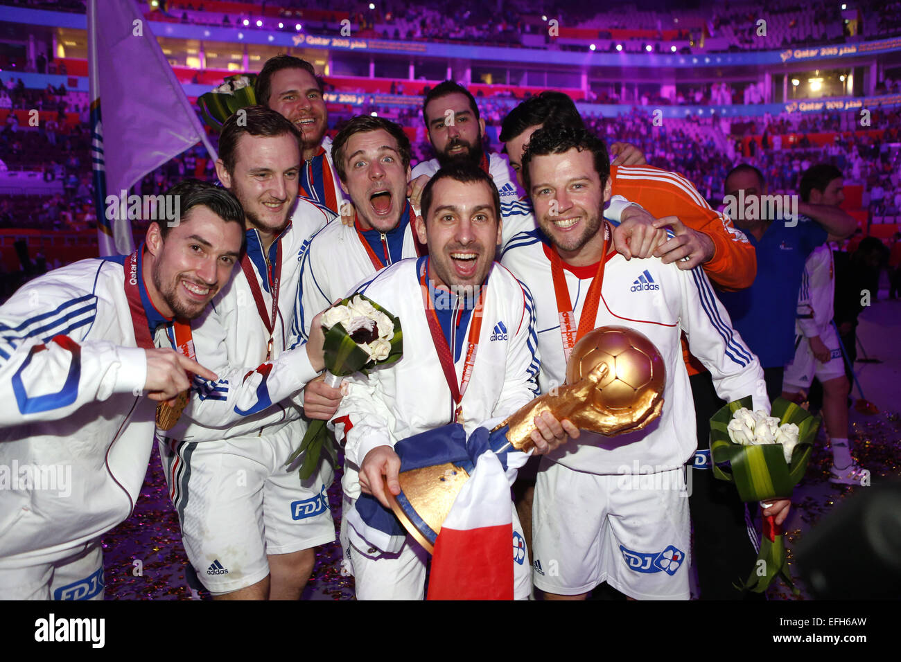 Mens world championship handball winners hi-res stock photography and ...
