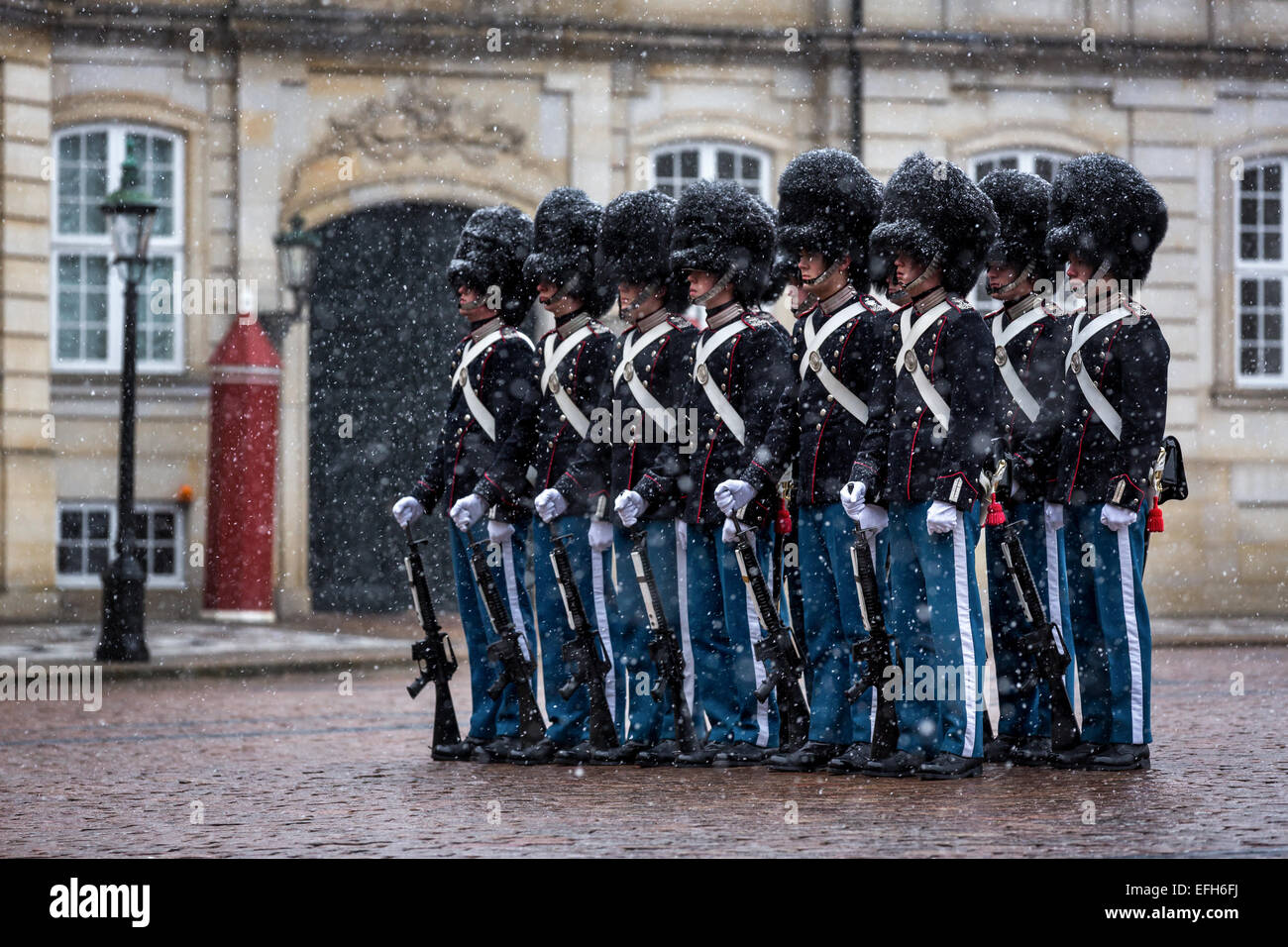 Danish royal life guards hi-res stock photography and images - Alamy