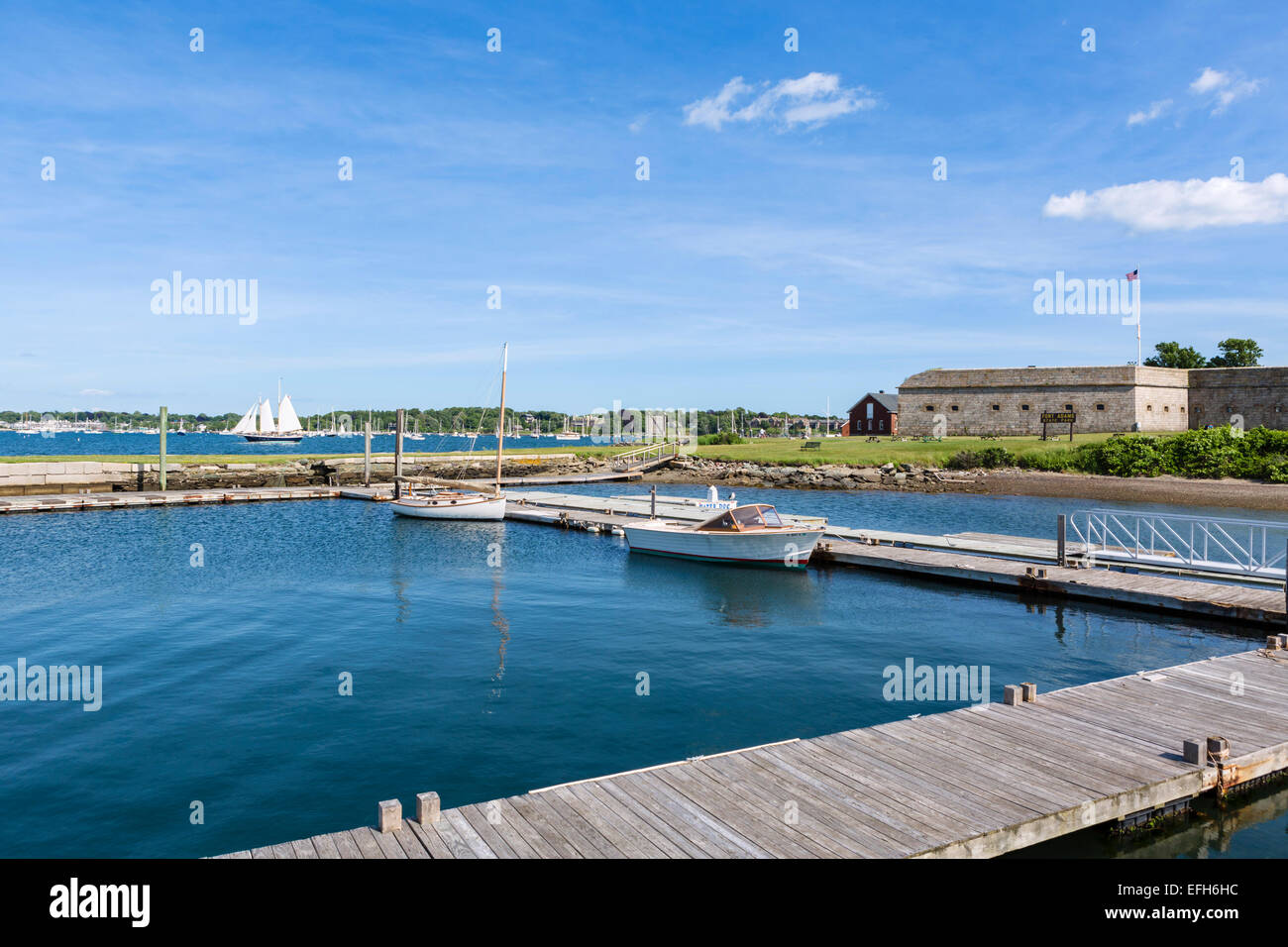 Fort Adams, Fort Adams State Park, Newport, Rhode Island, USA Stock ...