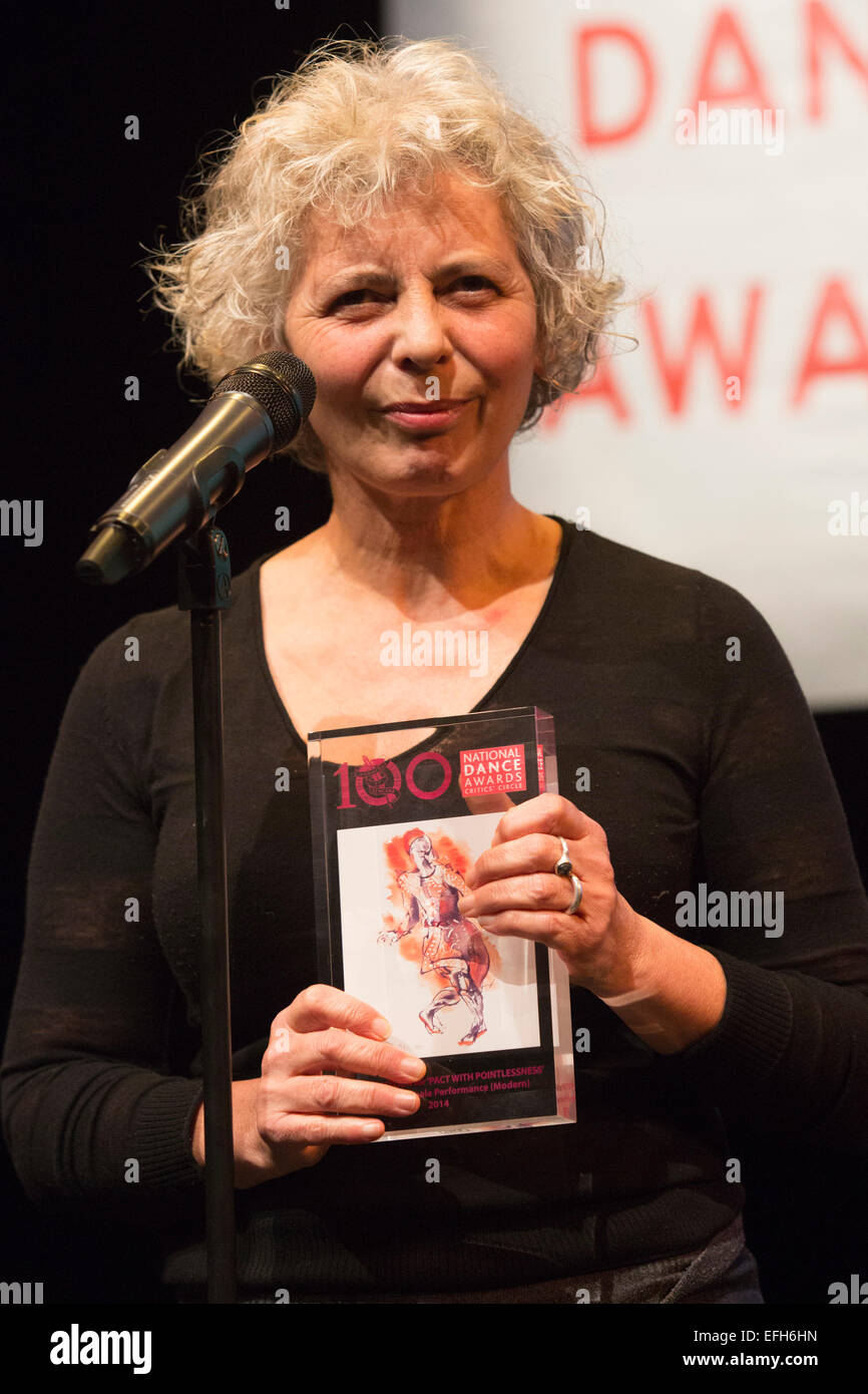 Wendy Houstoun wins the Outstanding Female Performance (modern) award ...