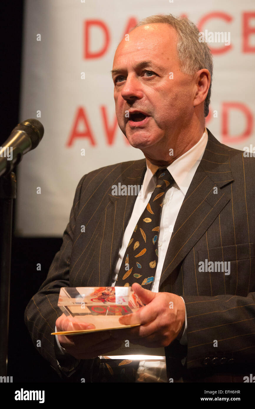 Labour MP Frank Doran receives The Dance UK Industry Award given in ...