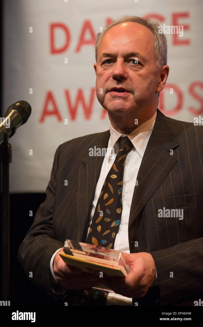Labour MP Frank Doran receives The Dance UK Industry Award given in ...