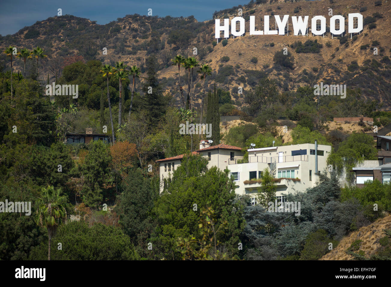 HOLLYWOOD SIGN (©THOMAS FISK GOFF 1978) MOUNT LEE HOLLYWOOD HILLS ...