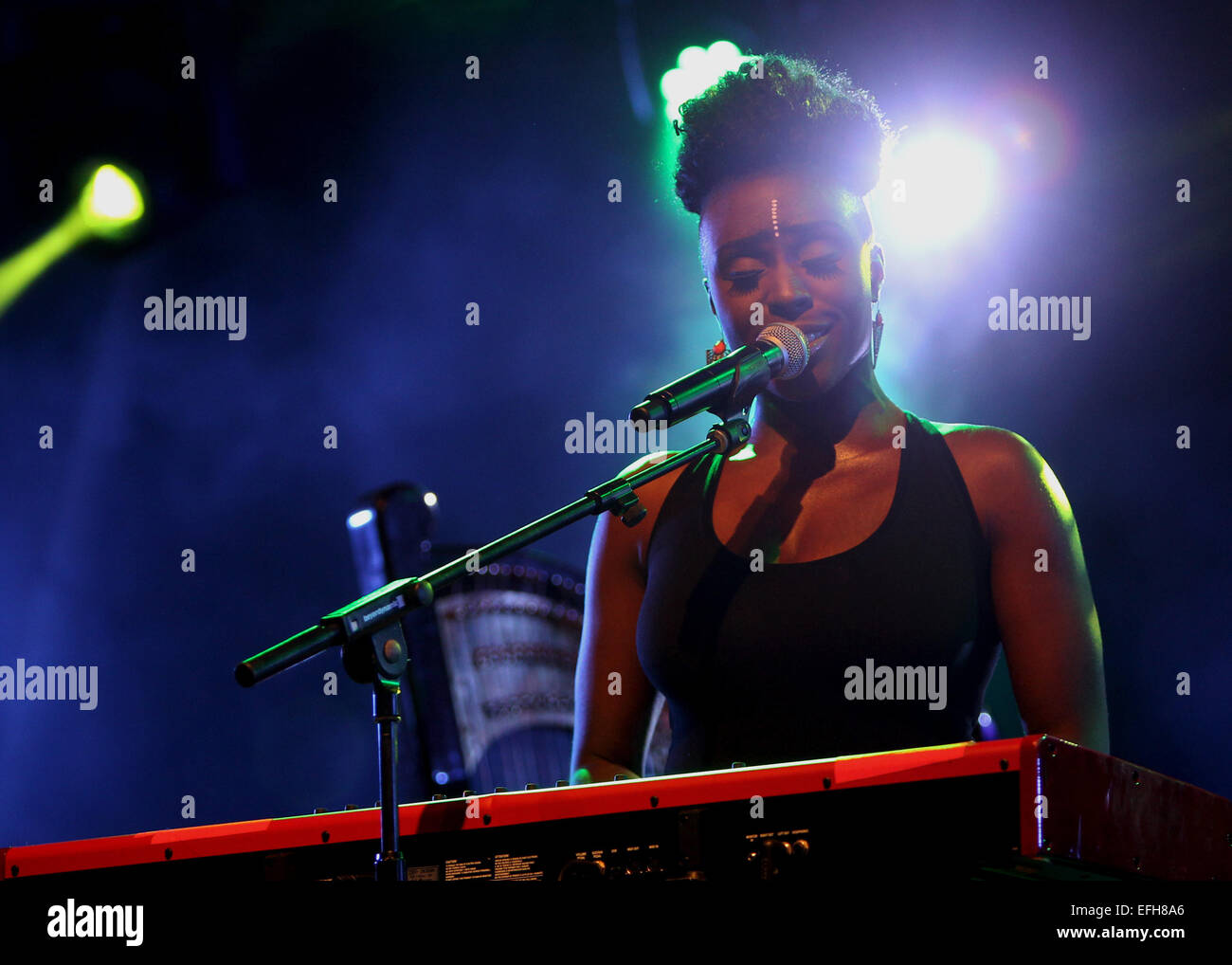 Camp Bestival 2014 - Day 2 Featuring: Laura Mvula Where: Dorset, United ...