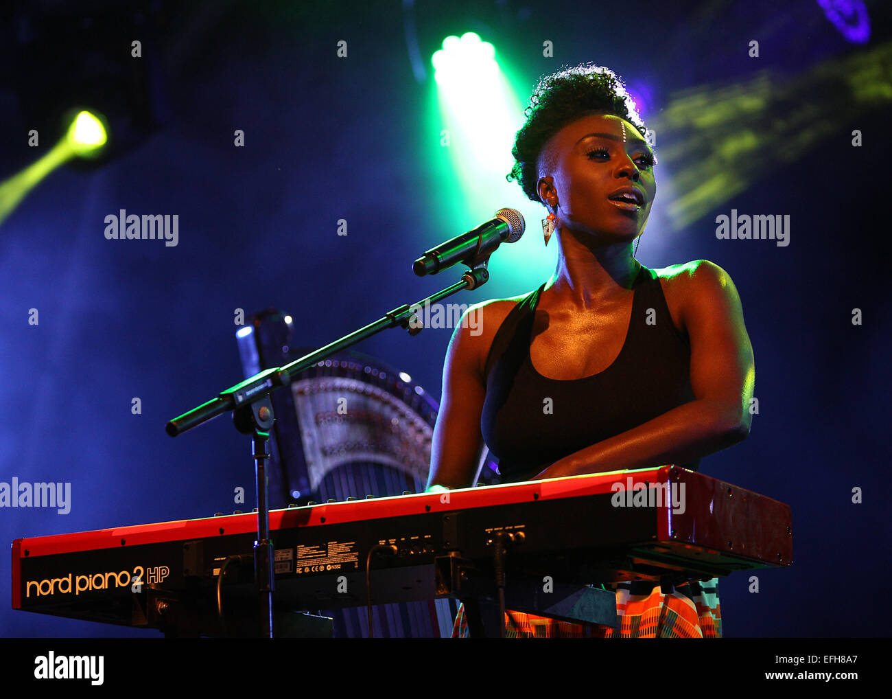 Camp Bestival 2014 - Day 2 Featuring: Laura Mvula Where: Dorset, United ...