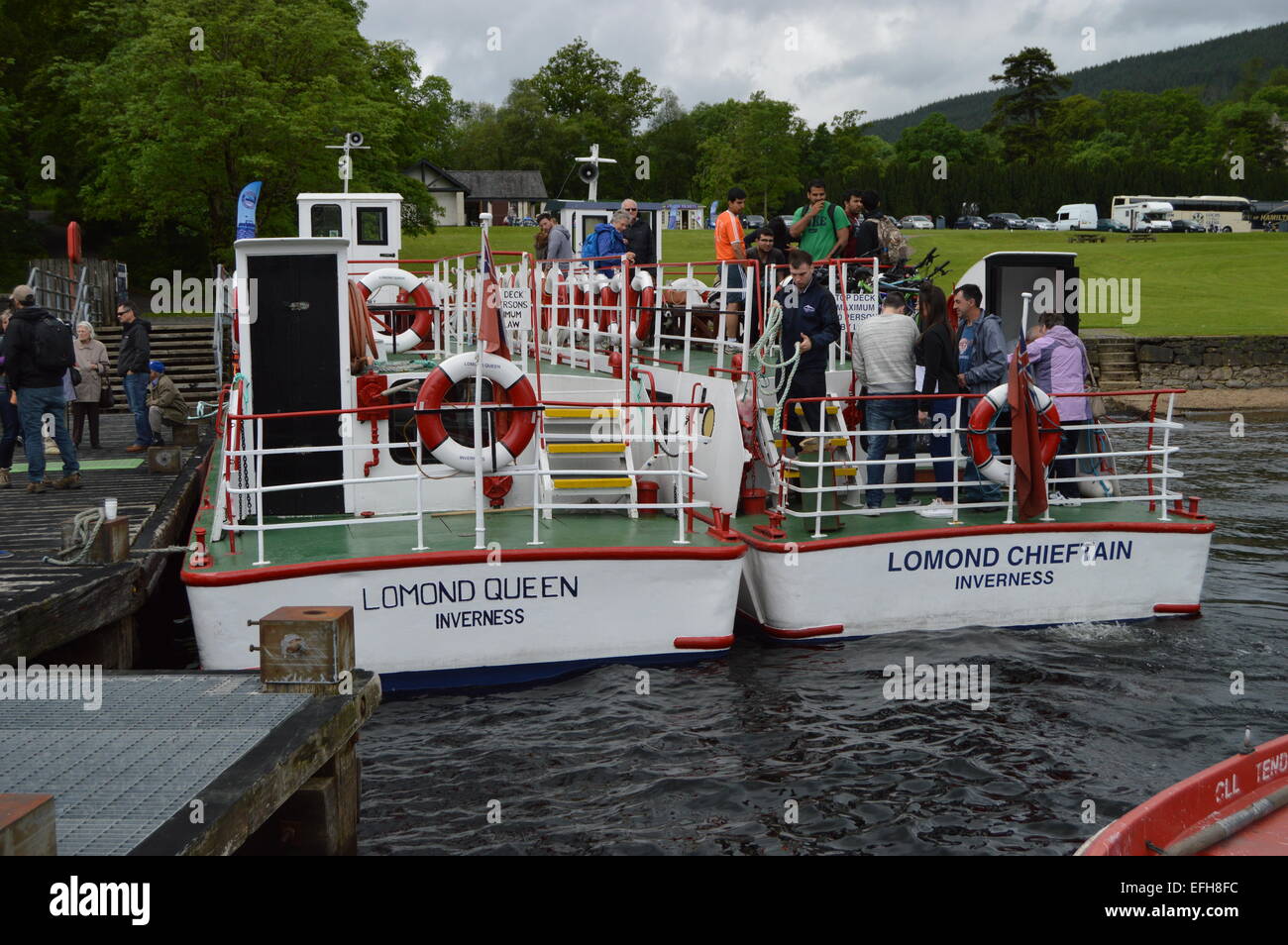 Cruise Loch Lomond boats at Tarbet, Scotland Stock Photo - Alamy