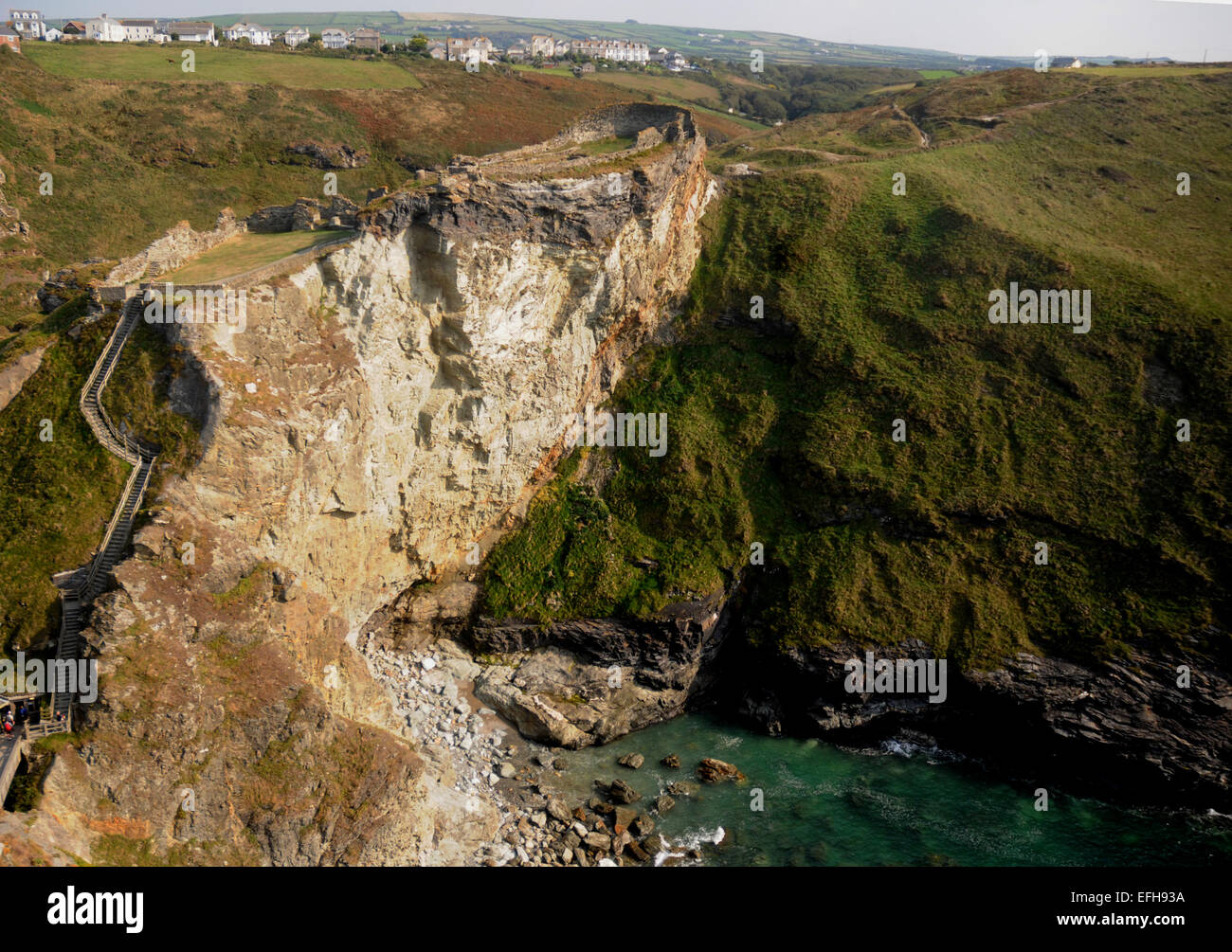 Tintagel Castle, Cornwall Stock Photo - Alamy
