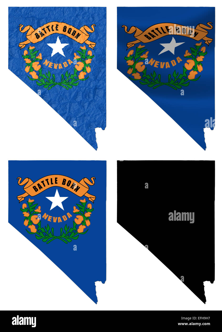 Nevada state flag hi-res stock photography and images - Alamy