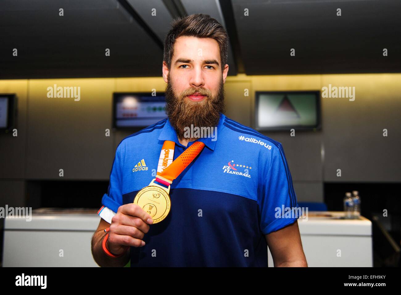 Luka KARABATIC - 02.02.2015 - Equipe de France de Handball - Retour ...
