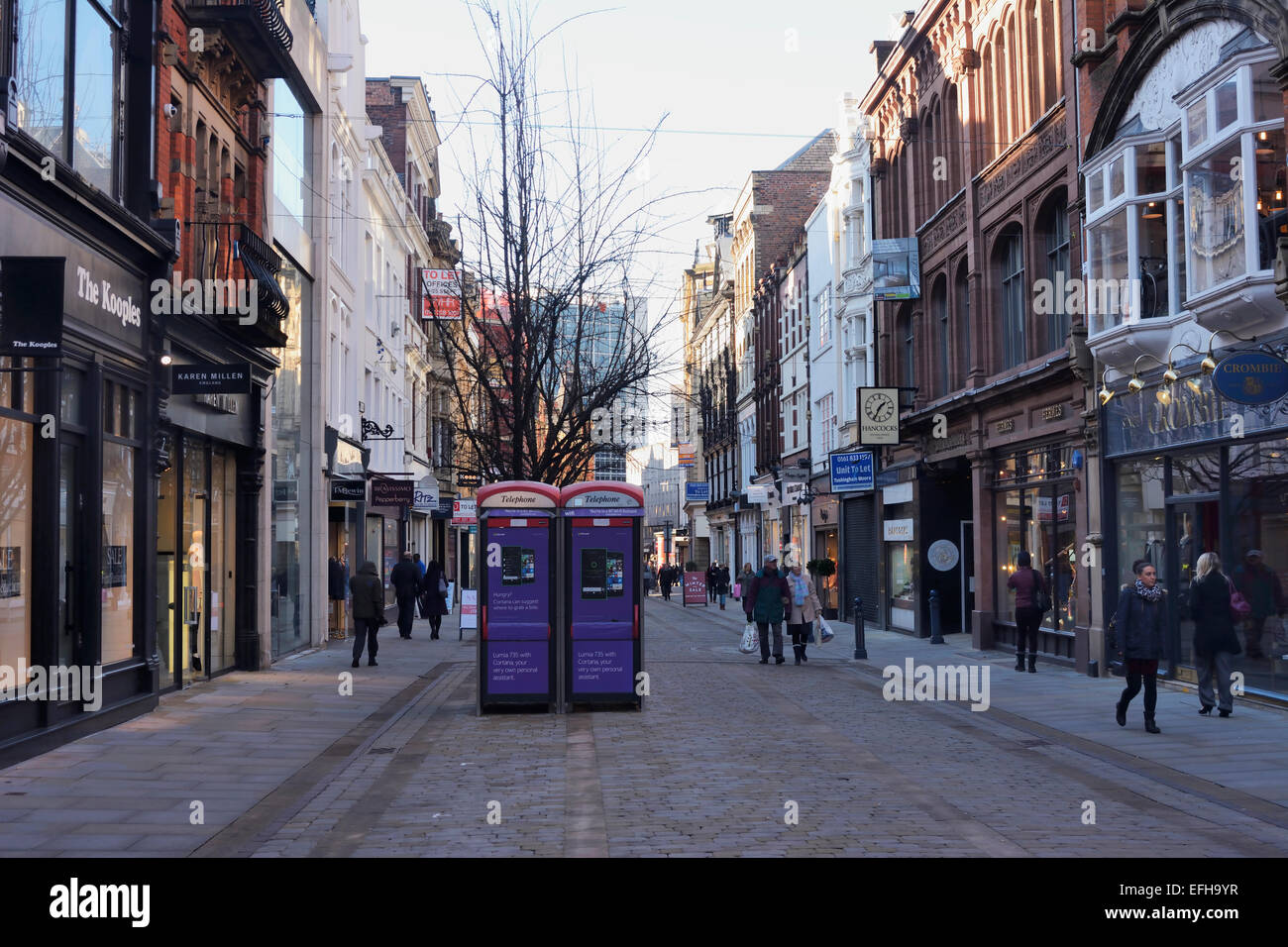 Upmarket shopping manchester hi-res stock photography and images - Alamy