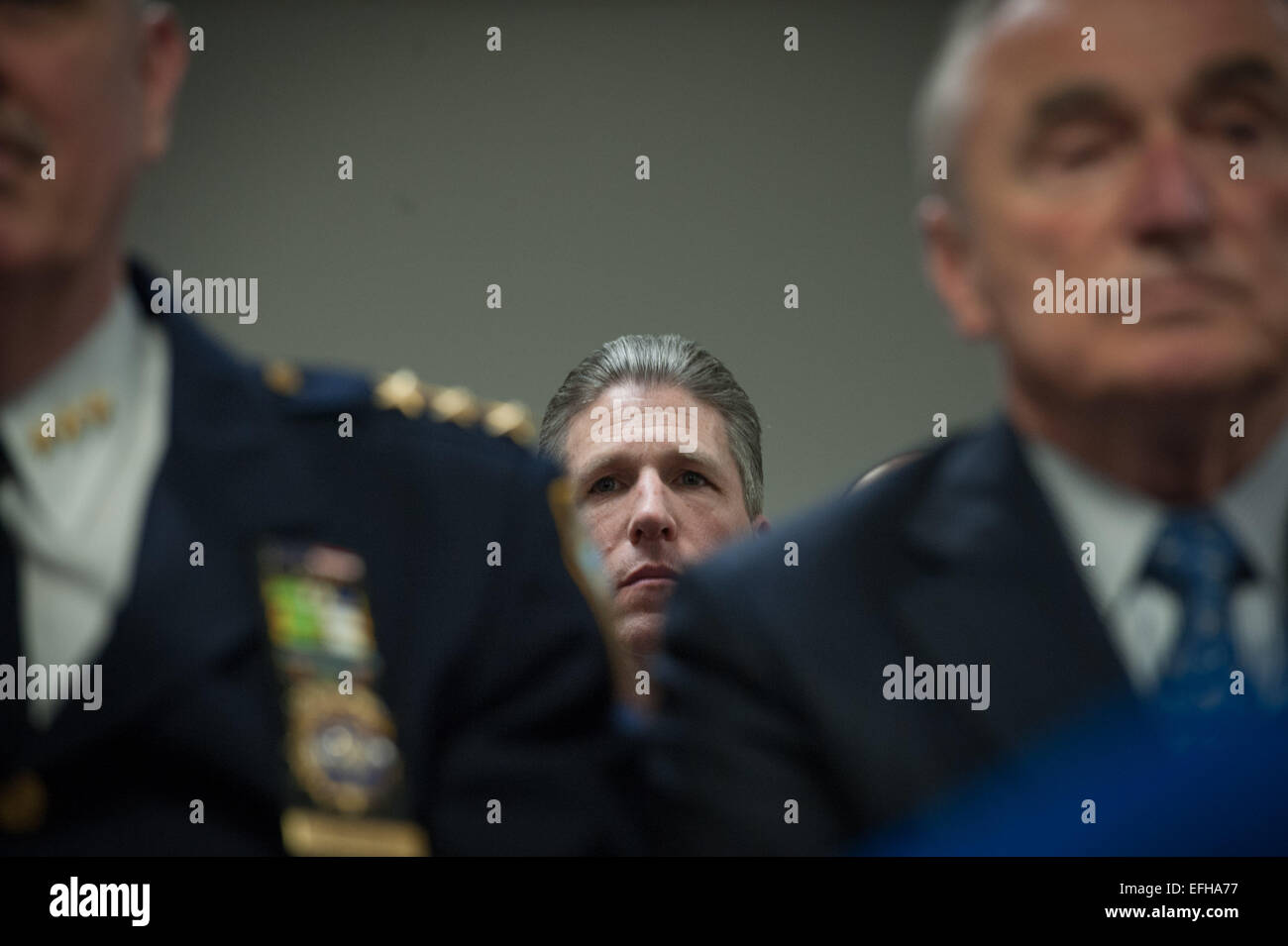 Manhattan, New York, USA. 4th Feb, 2015. PBA President PATRICK LYNCH ...