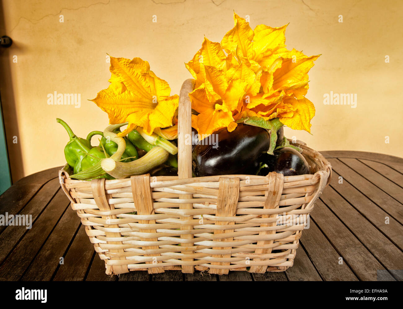 A bucket of healthy Italian food Stock Photo - Alamy