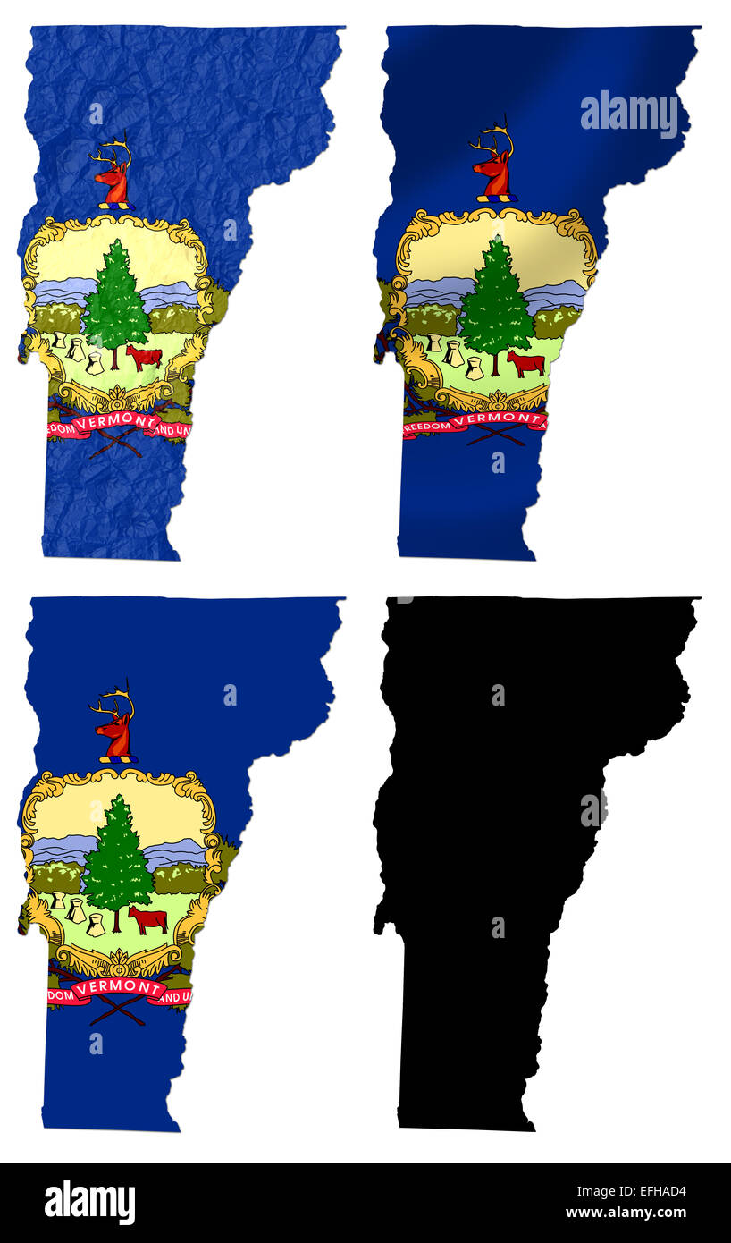 Map middle states united Cut Out Stock Images & Pictures - Alamy