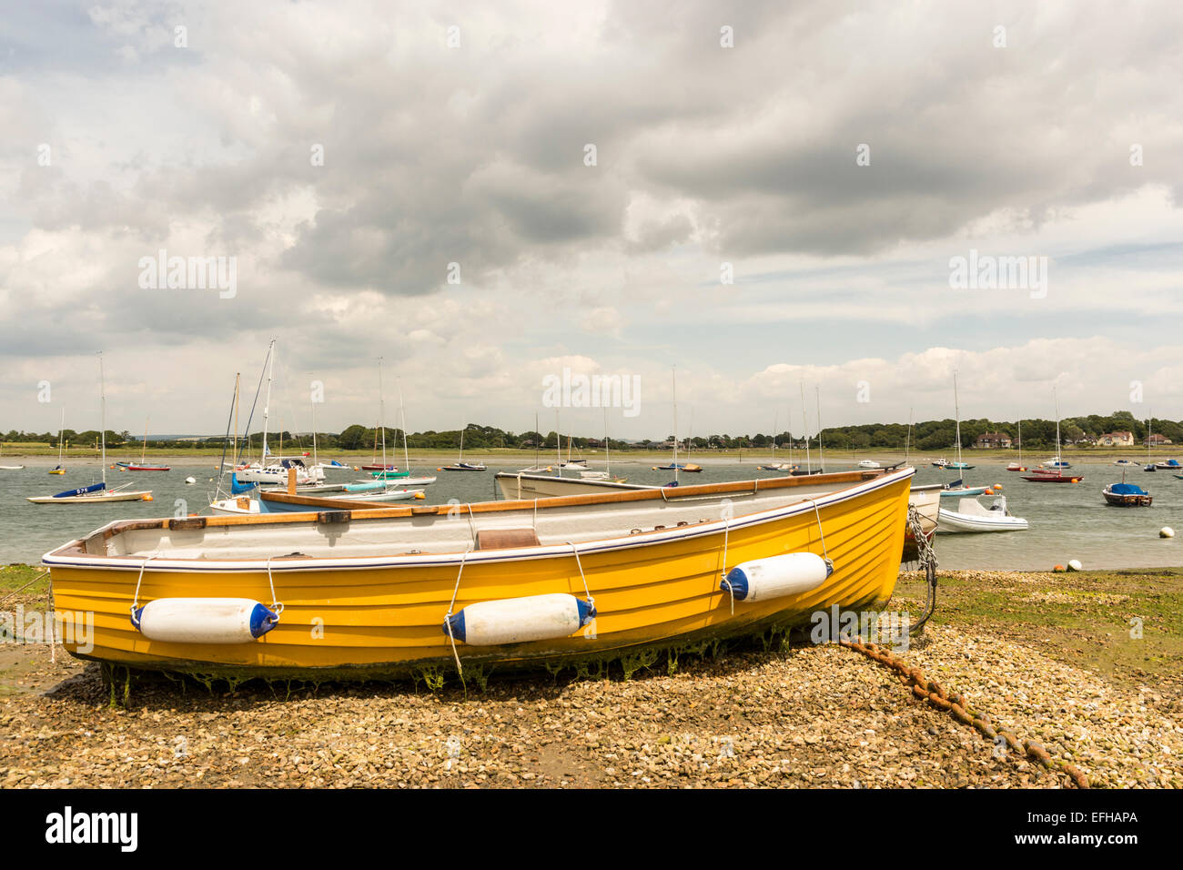 Boats and yachts at West Itchenor / Chichester Channel West Sussex ...