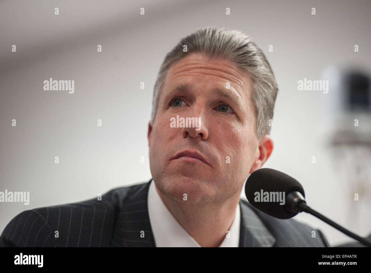 Manhattan, New York, USA. 4th Feb, 2015. PBA President PATRICK LYNCH ...