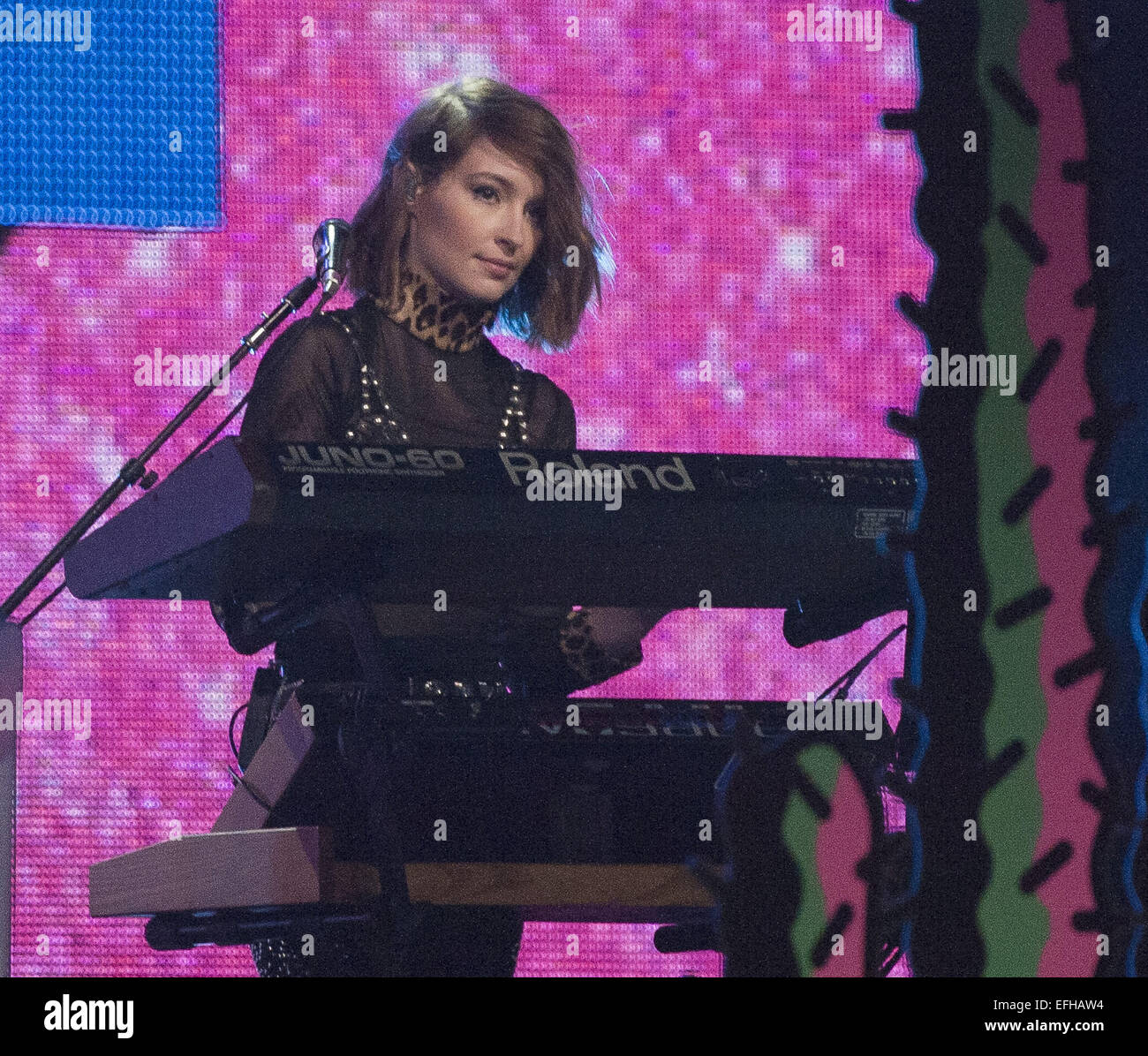 Hollywood, California, USA. 3rd Feb, 2015. English singer and musician ...