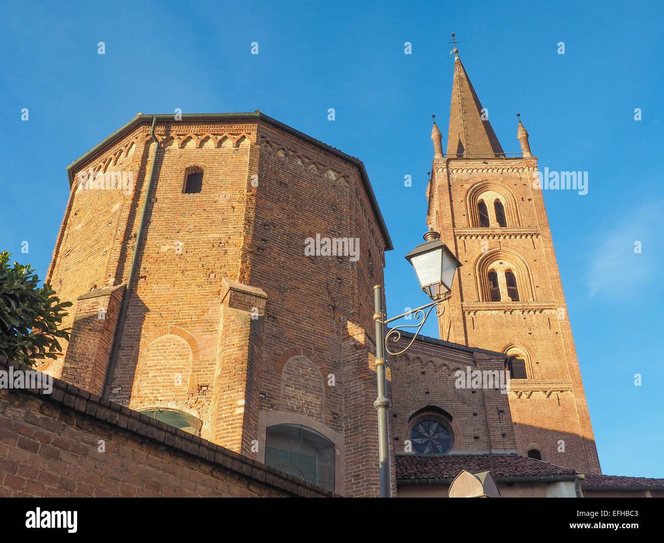 Chiesa di San Domenico gothic church in Chieri Italy Stock Photo - Alamy