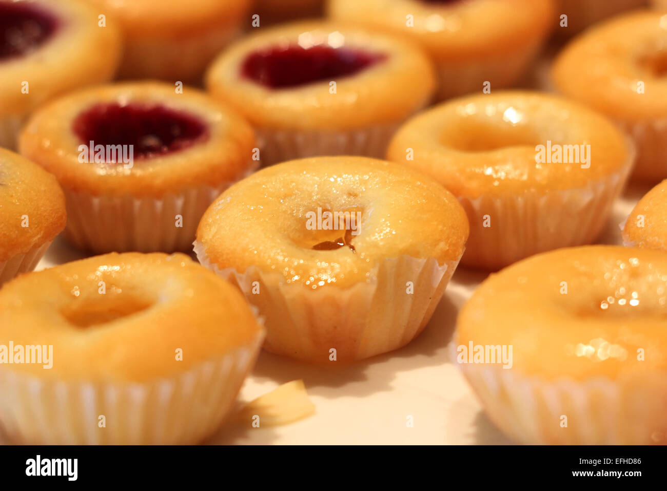muffin dessert on buffet line Stock Photo - Alamy