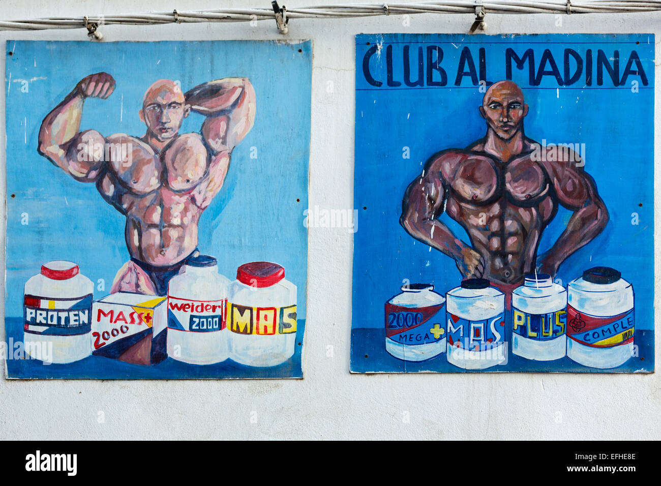 Advertising Picture,Tangier, Morocco Stock Photo - Alamy