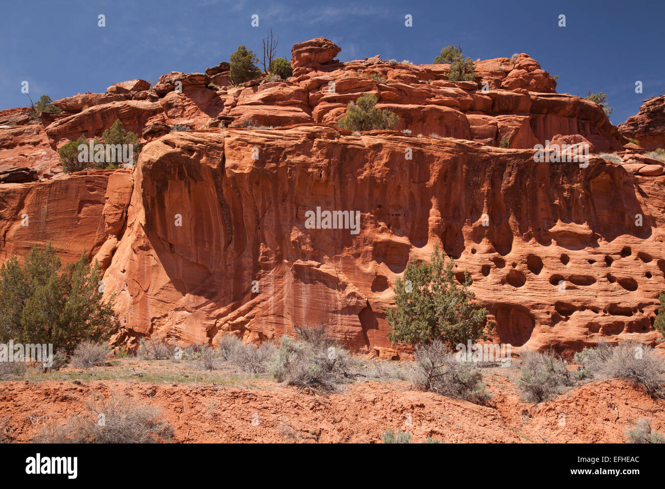 Burr Trail sandstone Stock Photo - Alamy