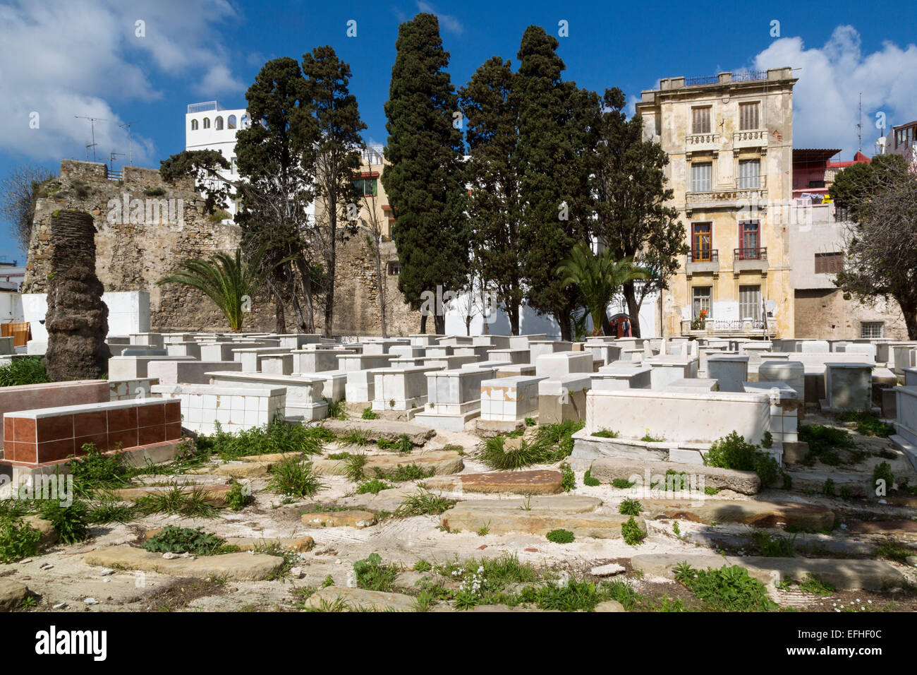 The Jewish Cemetery,Tangier, Morocco Stock Photo - Alamy