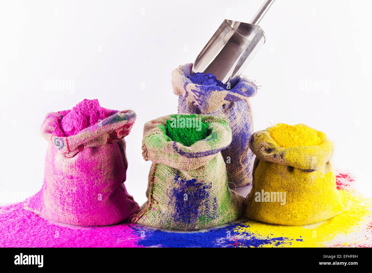 indian Festival holi Color Sack Nobody Stock Photo - Alamy