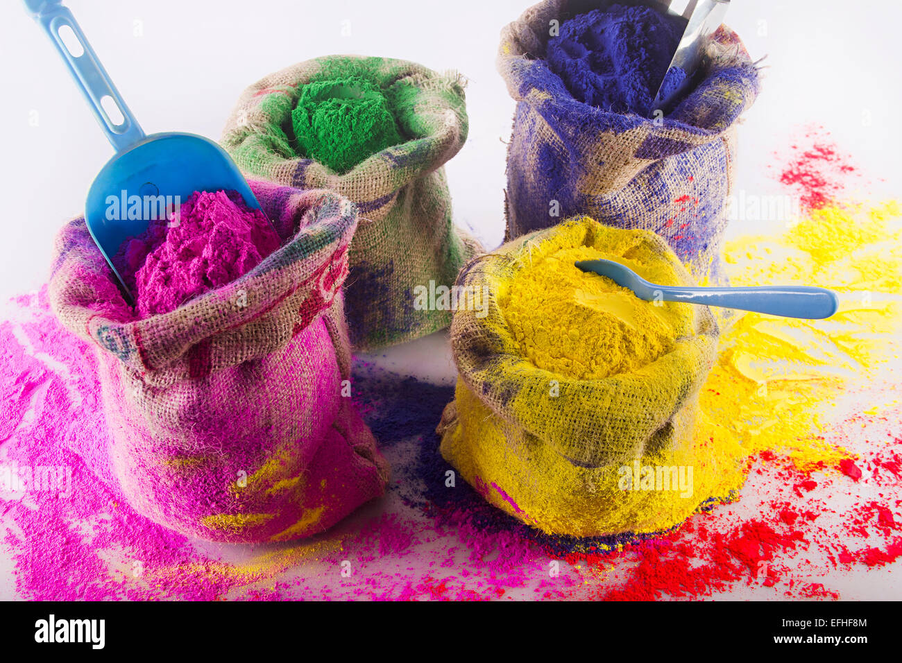 indian Festival holi Color Sack Nobody Stock Photo - Alamy