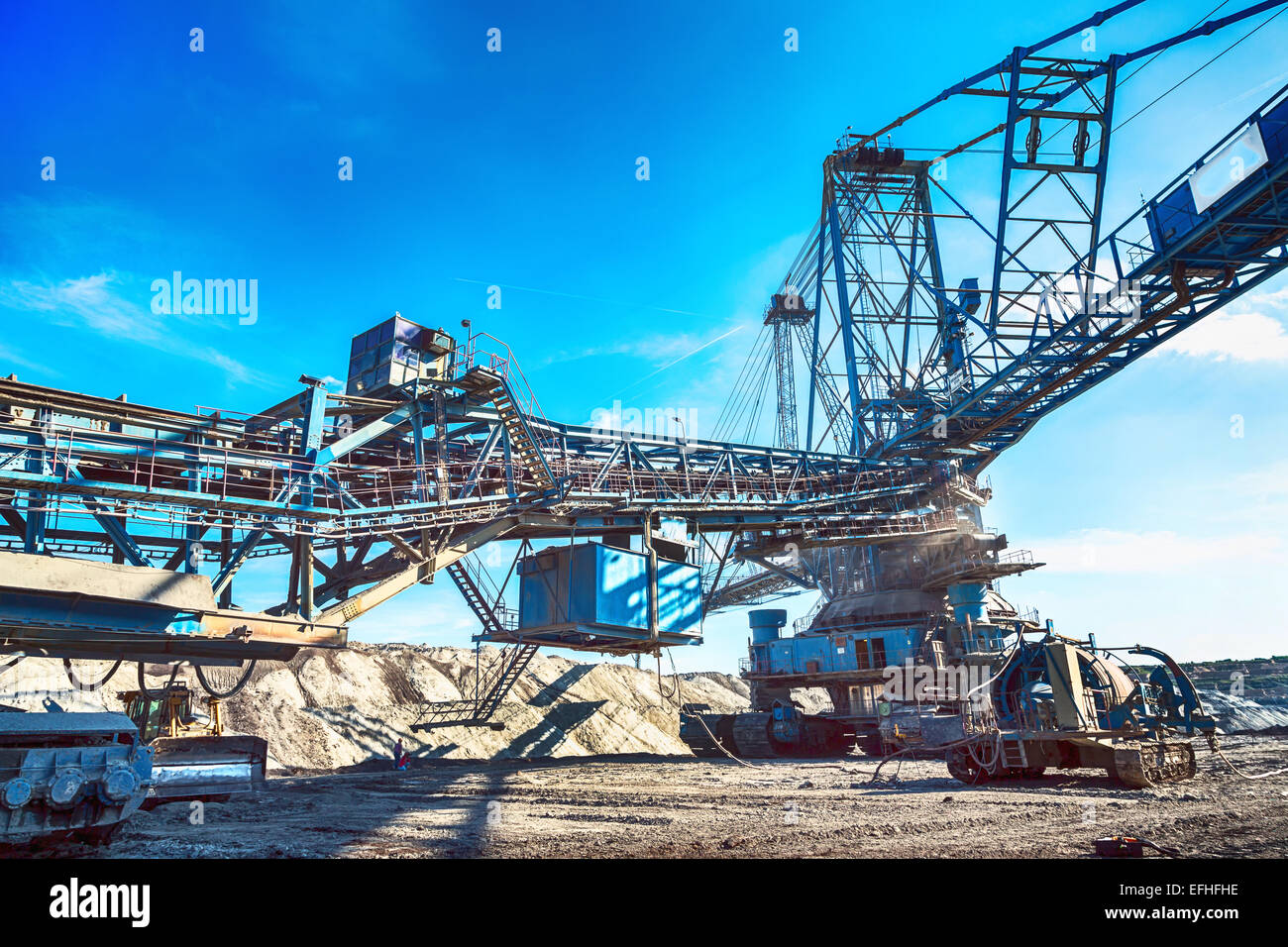 Mining machinery in the mine Stock Photo - Alamy
