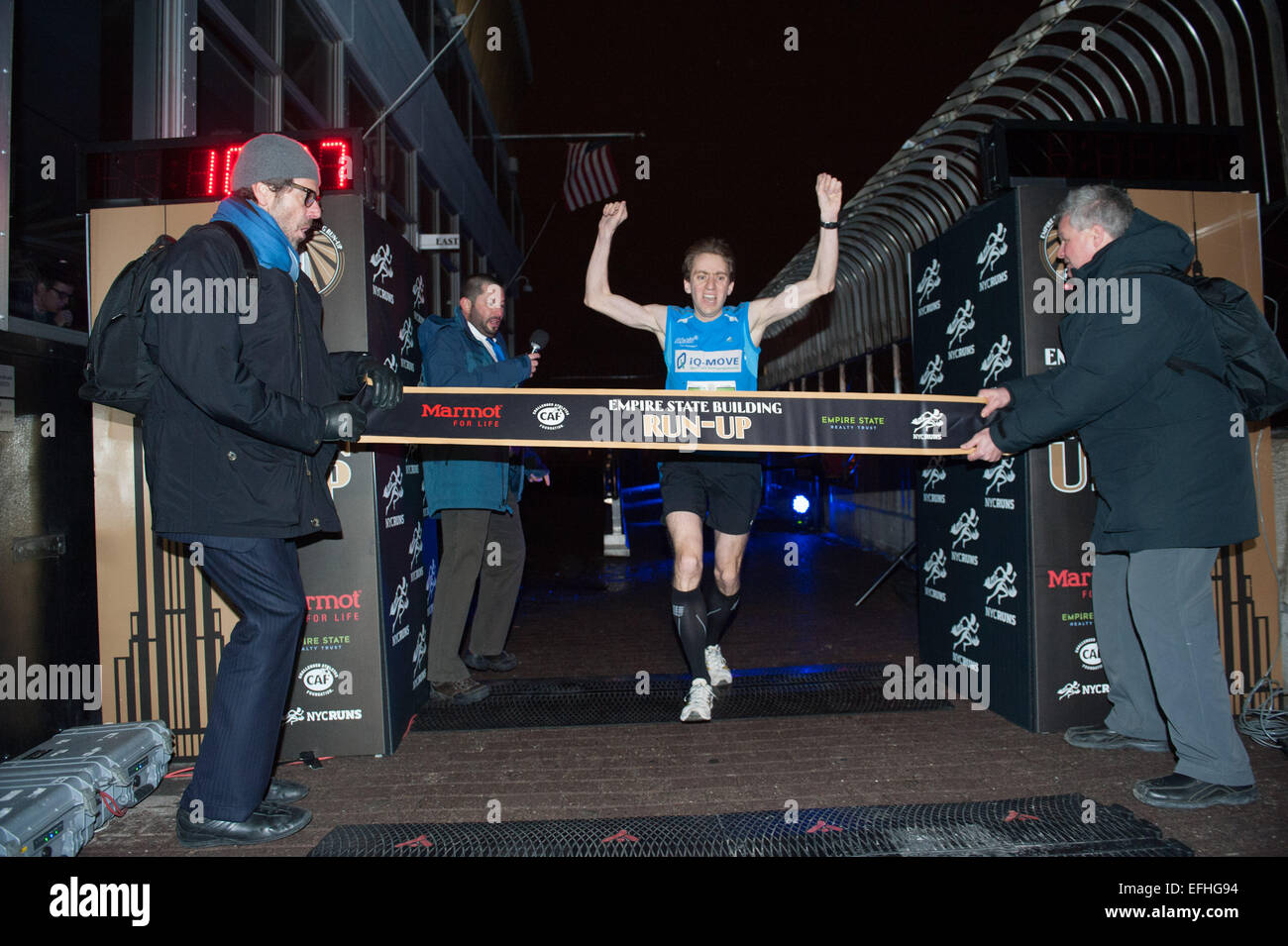 Manhattan, New York, USA. 4th Feb, 2015. Elite men's division winner ...