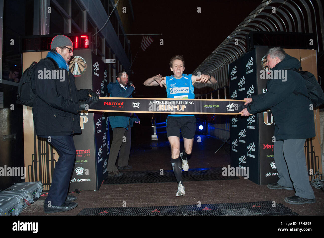 Manhattan, New York, USA. 4th Feb, 2015. Elite men's division winner ...