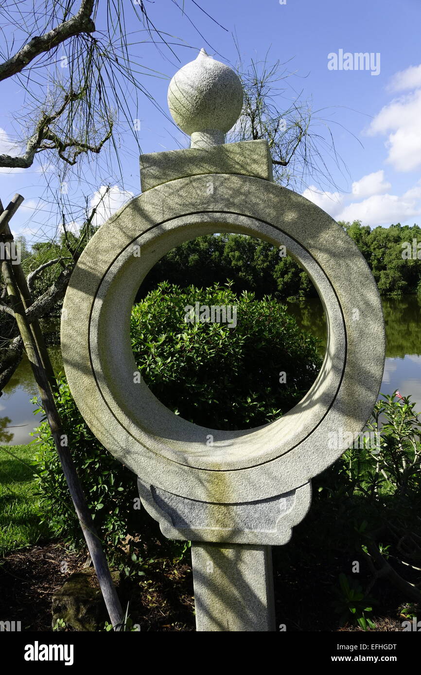 Wisdom ring morikami japanese gardens hi-res stock photography and ...