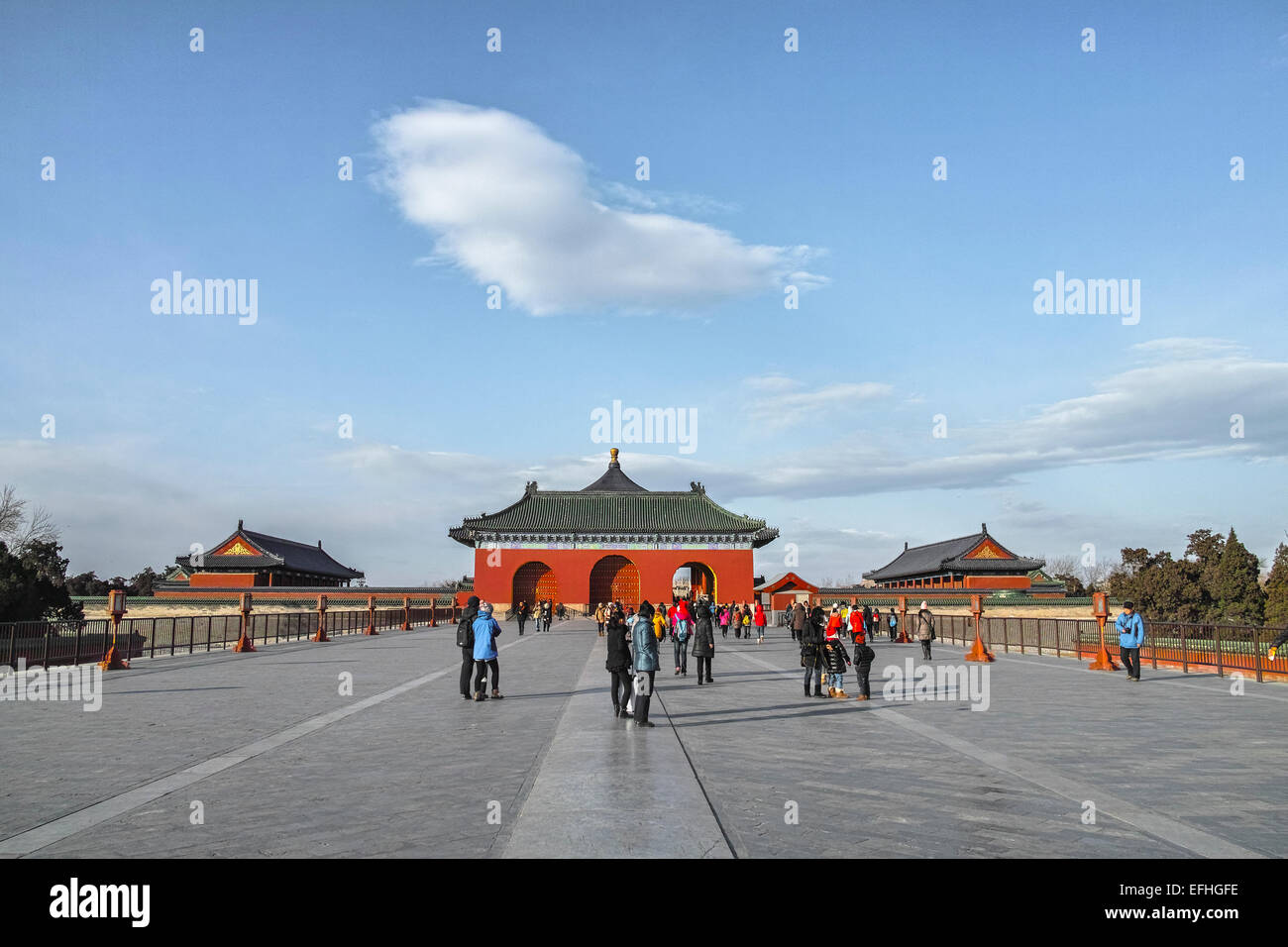 Traditional buildings in Temple of Heaven, Beijing Stock Photo - Alamy