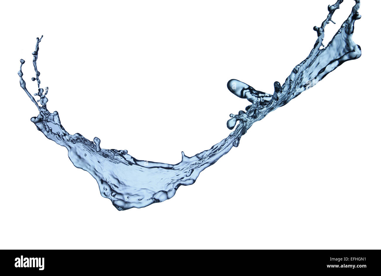 Water splash pattern Cut Out Stock Images & Pictures - Alamy
