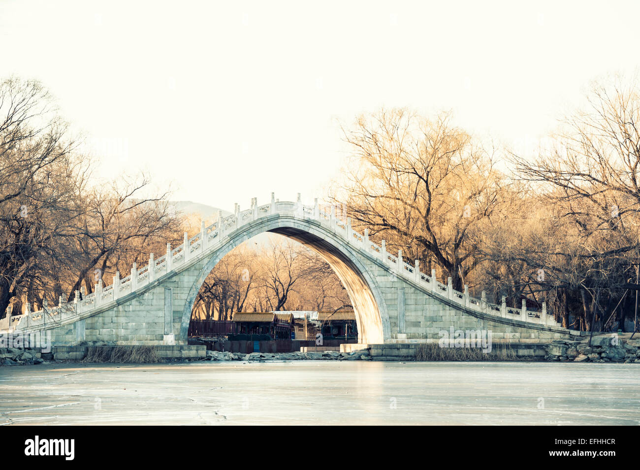 Jade Belt Bridge in Summer Palace Stock Photo - Alamy