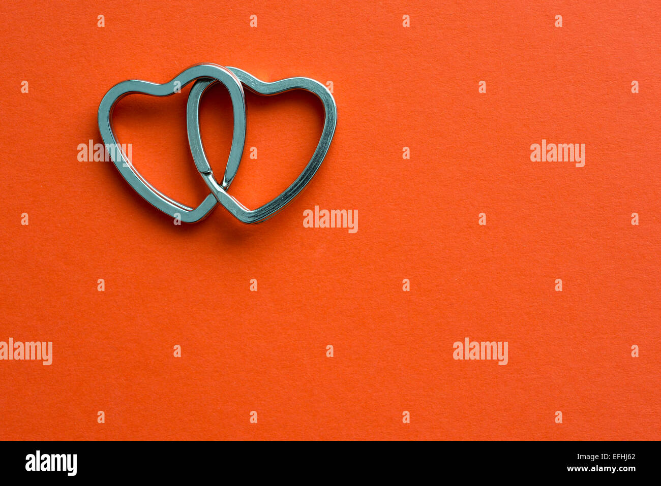 Two hearts linked hi-res stock photography and images - Alamy