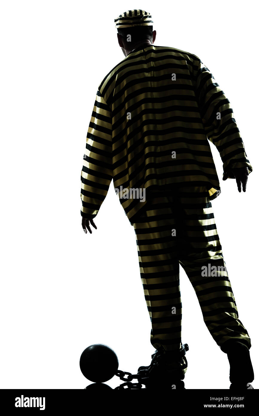 Prisoner with ball and chain hi-res stock photography and images - Alamy