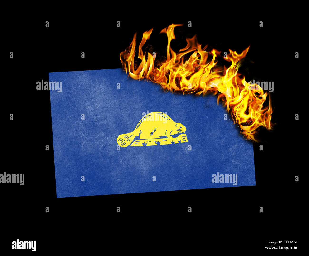Burn us flag night hi-res stock photography and images - Alamy