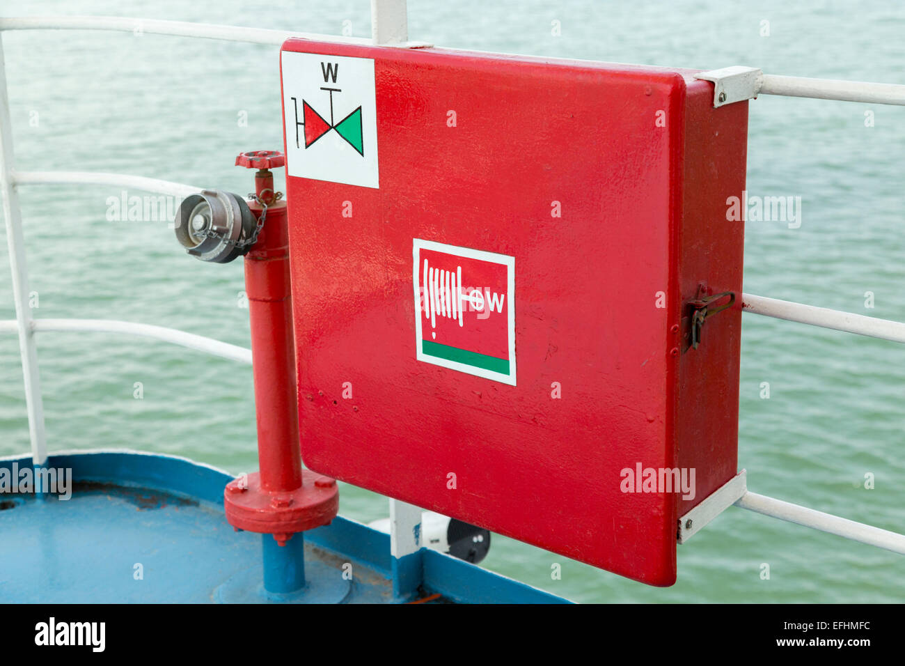 Boat firefighting equipment hi-res stock photography and images - Alamy