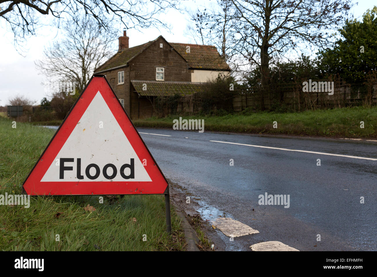 Flood sign hi-res stock photography and images - Alamy