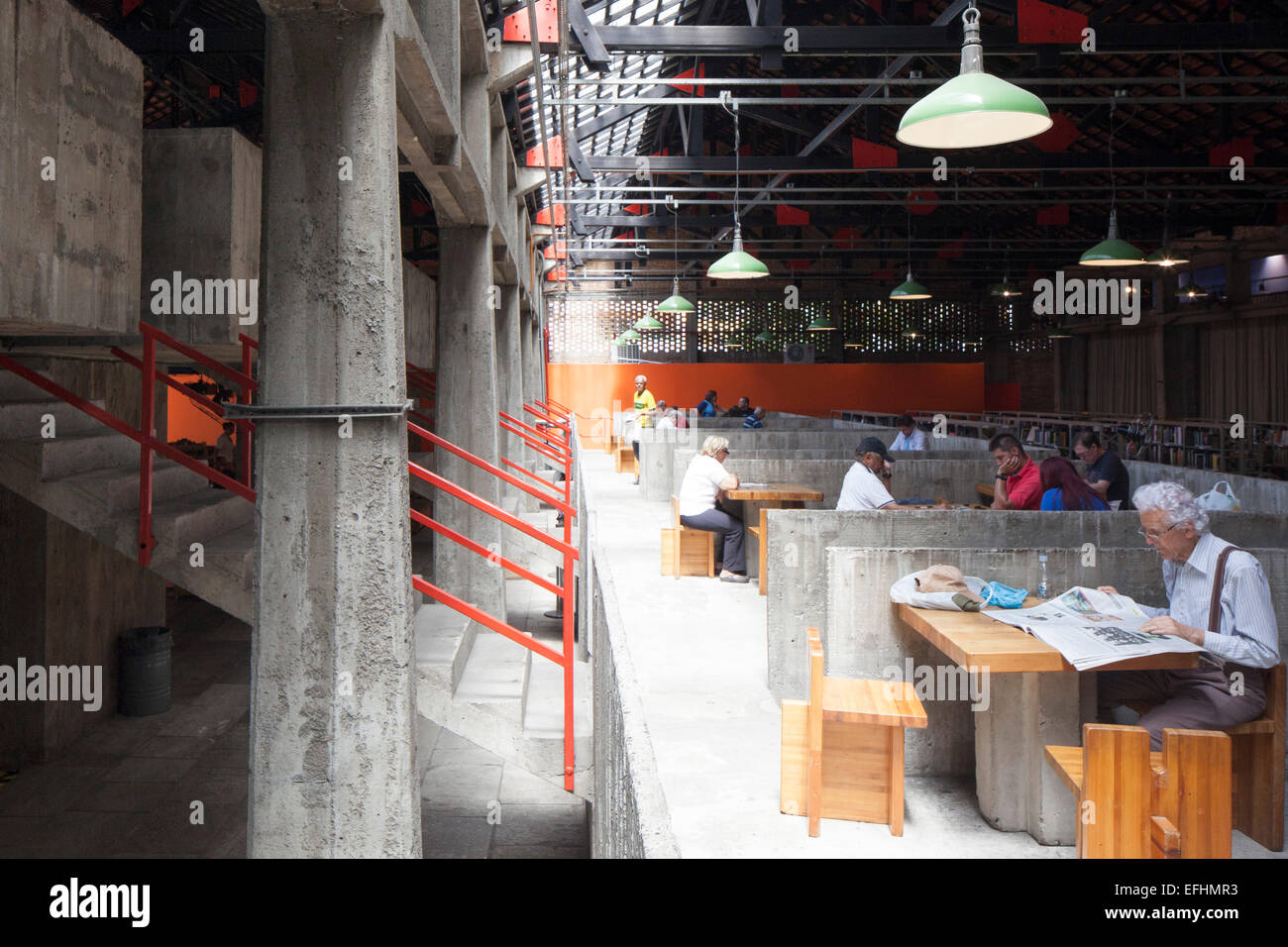 SESC Pompeia, Sao Paulo, Brazil. Architect: Lina Bo Bardi, 1982 ...